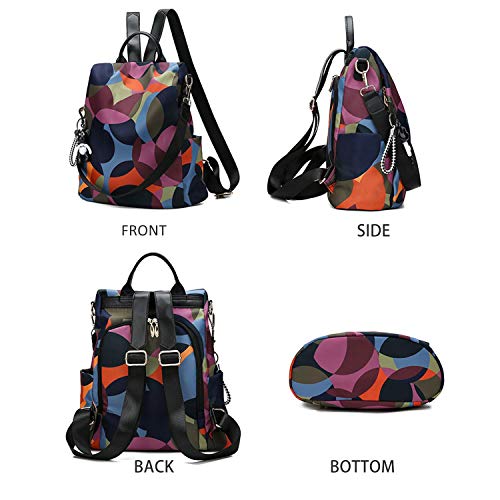 Freie Liebe Anti-theft Backpack Nylon BackPacks Handbags for Women School Travel Rucksack Lightweight Shoulder Bags