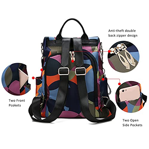 Freie Liebe Anti-theft Backpack Nylon BackPacks Handbags for Women School Travel Rucksack Lightweight Shoulder Bags