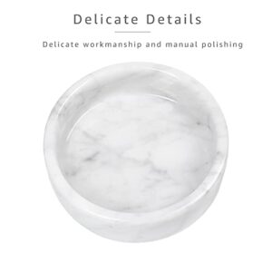 JIMEI Marble Wine Bottle Coaster Wine Bottle Champagne Bottle Coaster Absorbent Cork Holder Bottles and Any Occasion (White)