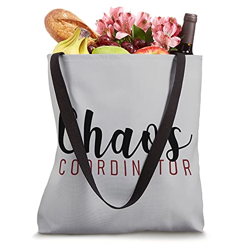 Cute and Funny Chaos Coordinator Tote Bag