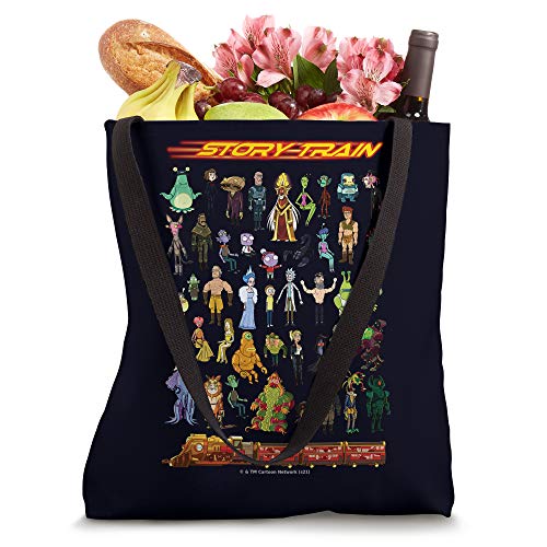 Rick and Morty Story Train Toy Set Tote Bag