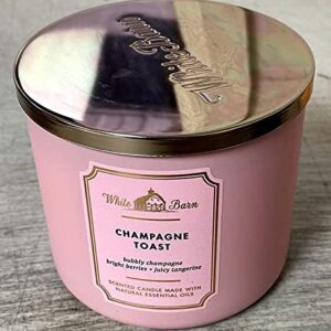 Champagne Toast 3 Wick Candle ~ White Barn ~ Bath and Body Works