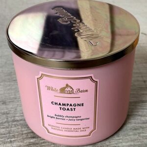 Champagne Toast 3 Wick Candle ~ White Barn ~ Bath and Body Works