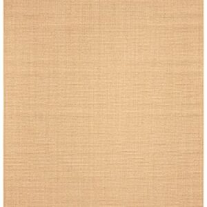 Martha Stewart Collection by SAFAVIEH 1'9" x 2'10" Natural MSR9501A Farmhouse Sisal & Jute Accent Rug