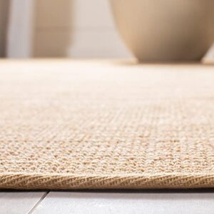 Martha Stewart Collection by SAFAVIEH 1'9" x 2'10" Natural MSR9501A Farmhouse Sisal & Jute Accent Rug