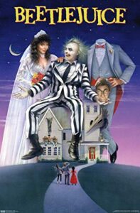 trends international 24x36 beetlejuice-one sheet wall poster, 24″ x 36″, unframed version