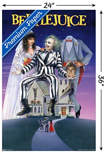 Trends International 24X36 Beetlejuice-One Sheet Wall Poster, 24" x 36", Unframed Version