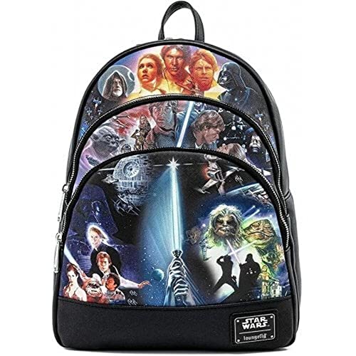 Loungefly Star Wars Original Trilogy Womens Double Strap Shoulder Bag Purse