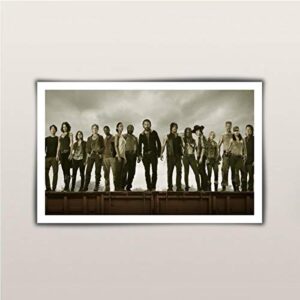 Artcgc The Walking Dead Wall Art Home Wall Decorations for Bedroom Living Room Oil Paintings FINDEMO Canvas Prints-1169 (16x24inch,Unframed)