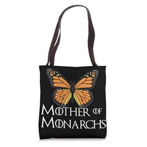 mother of monarchs gift milkweed monarch butterfly gift tote bag