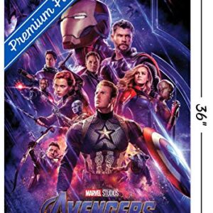 Trends International 24X36 Marvel: Avengers: Endgame - One Sheet Wall Poster, 24" x 36", Premium Unframed Version