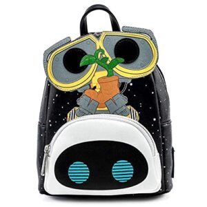 loungefly pop disney pixar wall-e eve boot earth day womens double strap shoulder bag purse