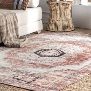 nuloom minna vintage accent rug, 2′ x 3′, multi