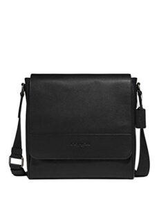 houston map bag leather black