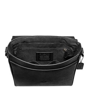 Houston Map Bag Leather Black