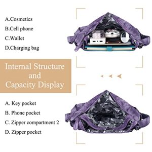 DAVIDNILE Women's Fashion Backpack Purses Multipurpose Design Handbags and Shoulder Bag PU Leather Travel bag Purple