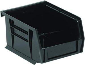 quantum storage systems k-qus210bk-8 8-pack ultra-stack and hang bins, 5-3/8″ x 4-1/8″ x 3″, black