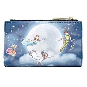 loungefly disney peter pan second star flap wallet