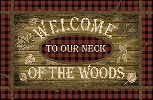 Cozy Cabin Neck of The Woods Accent Rug, 30"x46", Multi