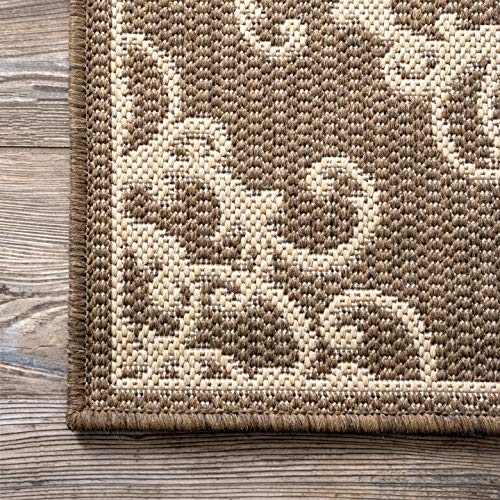 nuLOOM Frontier Coronated Trellis Indoor/Outdoor Area Rug, 8' x 10', Beige