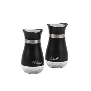 basic salt & pepper shakers – black