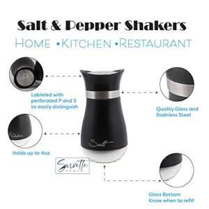 Basic Salt & Pepper Shakers - Black