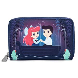 loungefly disney the little mermaid gondola scene faux leather wallet