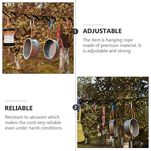 BESPORTBLE Camping Clothesline Strap Outdoor Hanging Lanyard Hanging Rope Thickened Clothesline