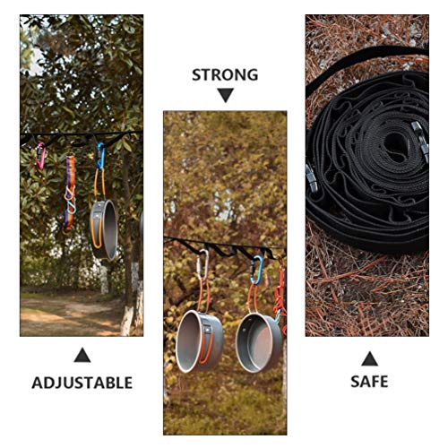 BESPORTBLE Camping Clothesline Strap Outdoor Hanging Lanyard Hanging Rope Thickened Clothesline