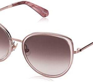 Kate Spade New York Women's Jensen/G/S Cat Eye Sunglasses, Pink, 57mm, 18mm