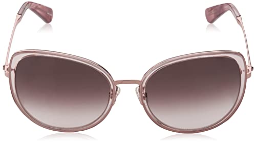 Kate Spade New York Women's Jensen/G/S Cat Eye Sunglasses, Pink, 57mm, 18mm