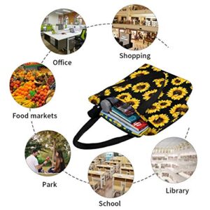 antcreptson Sunflower Shoulder Tote Bag Purse Top Handle Satchel Handbag for Women Work School Travel Business Shopping Casual