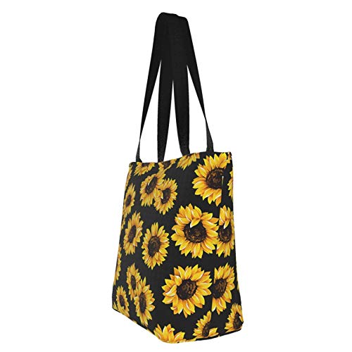 antcreptson Sunflower Shoulder Tote Bag Purse Top Handle Satchel Handbag for Women Work School Travel Business Shopping Casual