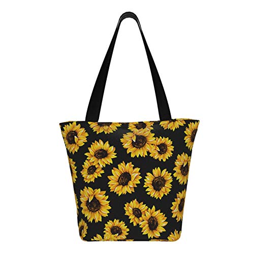 antcreptson Sunflower Shoulder Tote Bag Purse Top Handle Satchel Handbag for Women Work School Travel Business Shopping Casual