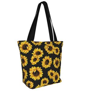 antcreptson Sunflower Shoulder Tote Bag Purse Top Handle Satchel Handbag for Women Work School Travel Business Shopping Casual