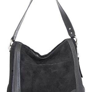 Hottie Leather Hobo (Black)