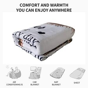 MOTNSA Blanket to My Mom from Son Printed Quilts Fleece Blankets Birthday Gift Ultra-Soft Micro Light Weight Warm Bed Plush Throw Blanket (to Mom from Son, 50"x60")