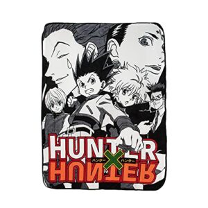 bioworld hunter x hunter 48″ x 60″ fleece throw