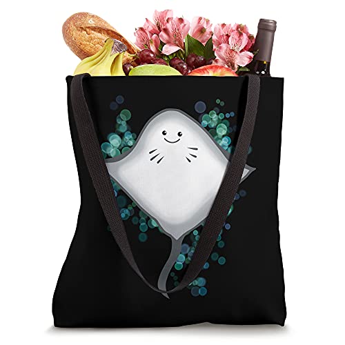 Cute Stingray Swimming Ray Tote Bag