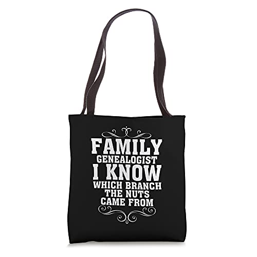 Funny Genealogy Gift | Cute History Genealogist Men Women Tote Bag