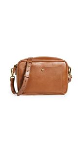 madewell the large transport camera bag english saddle one size