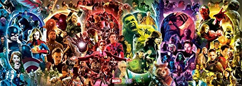 HNTHBZ Fashion Canvas Poster The Infinity Saga - Marvel Cinematic Universe Wall Art Avengers Endgame Silk Printed for Room Decor Painting (Size (Inch) : 16X45 inch No Framed)