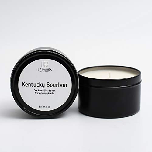 Kentucky Bourbon Candle, Massage Candle, Shea Butter, Soy Wax, Luxurious, Hand Poured, Nice Smelling Candle, Unisex Fragrance, Soy Candle, 6 oz