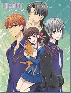 great eastern entertainment fruits basket 2019 – key art sublimation throw blanket 60” x 40”