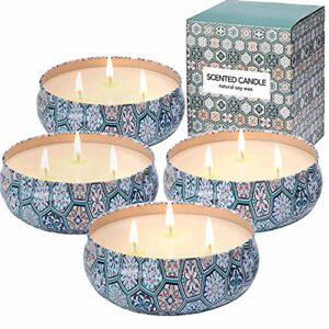 large citronella candles indoor outdoor set 4 x12oz decorative citronella candles outdoor candles