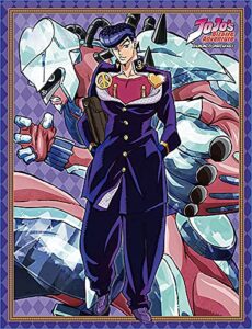 great eastern entertainment jojo s3 – josuke & shining diamond sublimated throw blanket