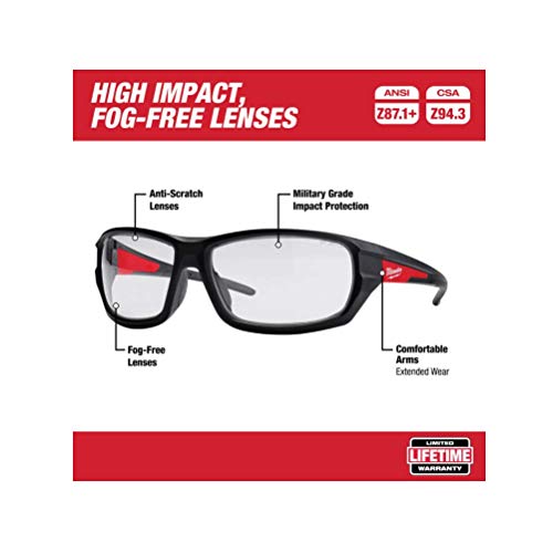 Milwaukee Clear Performance Safety Glasses