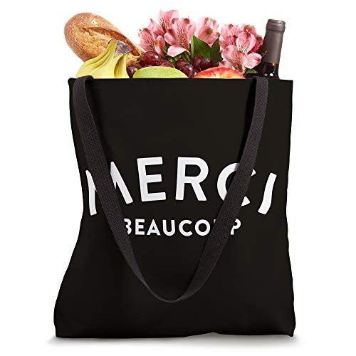 Merci Beaucoup French Slogan Tote Bag