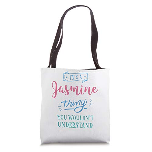 Cute Jasmine Thing Personalized Name Gifts Tote Bag