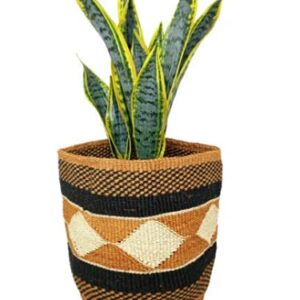 Woven Planter basket indoor baskets for plant 9" x 9" Decorative storage basket sisal basket planter